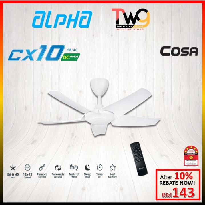 [With Gift] Alpha COSA Series CX10 (56"/40") 1 Speed / EX9 (56"/40") 12 ...