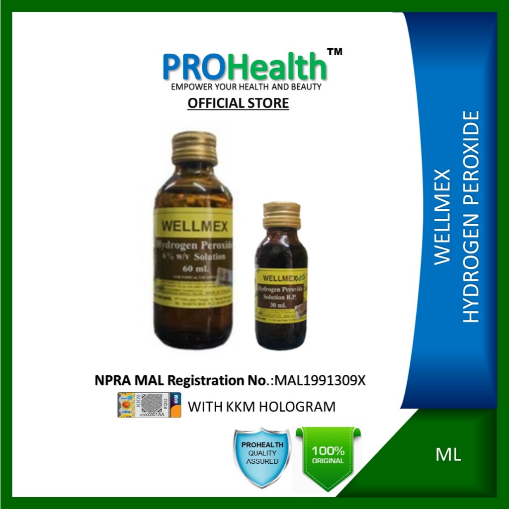 Wellmex Hydrogen Peroxide Solution EXPIRY: 08/2024 | Shopee Malaysia