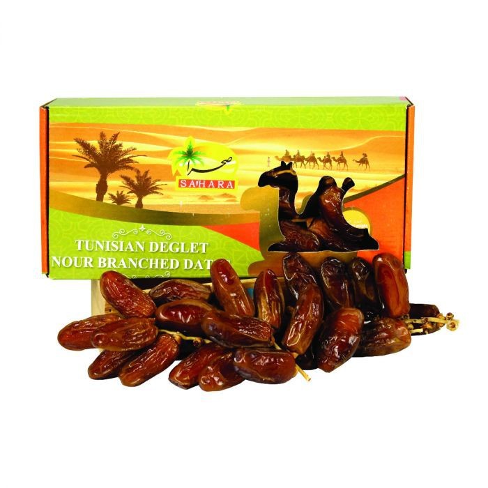 Golden Dates Kurma Tangkai Tunisia Deglet Nour Dates Fresh Stock 400g ...