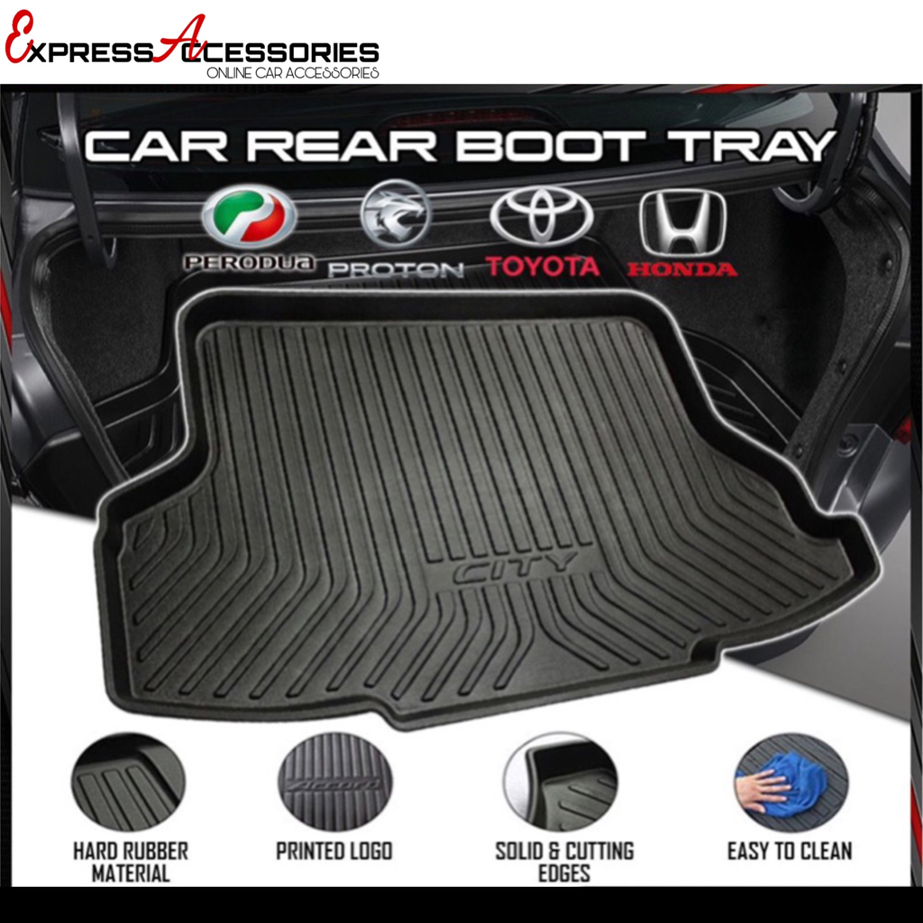 Car Boot Tray suits Perodua Proton Honda Ativa Bezza Aruz Axia Myvi ...