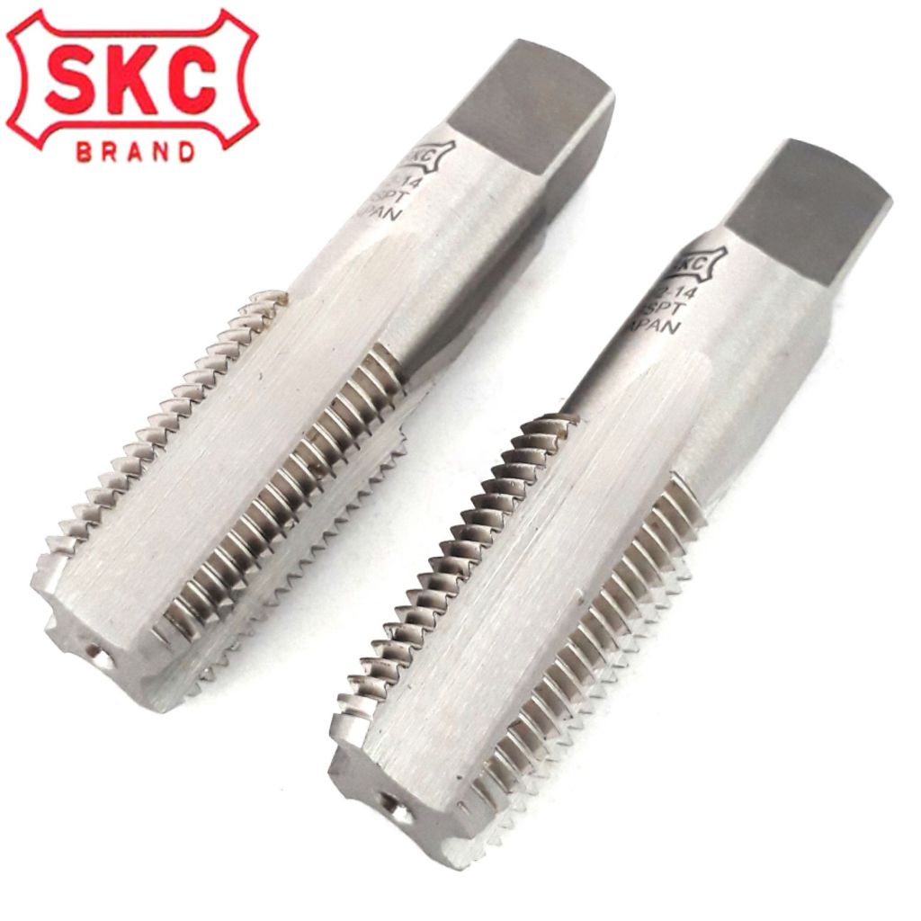SKC NPT HAND TAP 2PCS SET NPT PIPE TAP 1/8'',1/4'',3/8'',1/2''3/4'',1 ...