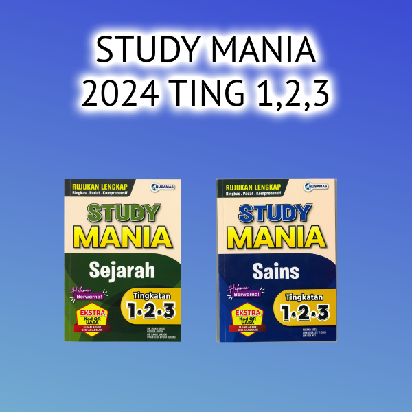 2024 BUKU RUKUKAN STUDY MANIA TING 1,2,3 Nusamas | Shopee Malaysia