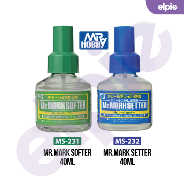 (MR.HOBBY) Mr.Mark Softer & Setter for Waterslide Decals 40ml MS232 ...