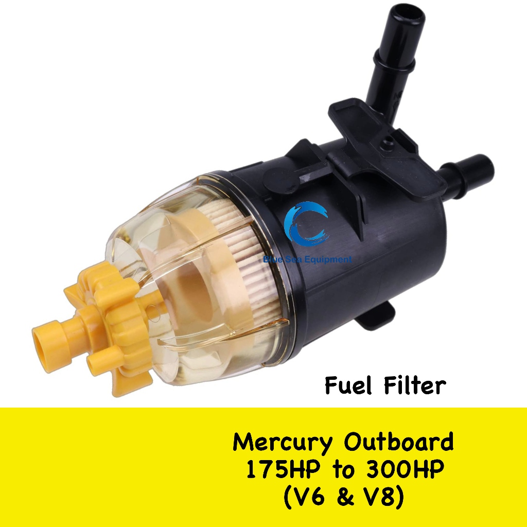 Fuel Filter 175HP to 300HP V6 & V8 Mercury Outboard - 8M0126144 ...