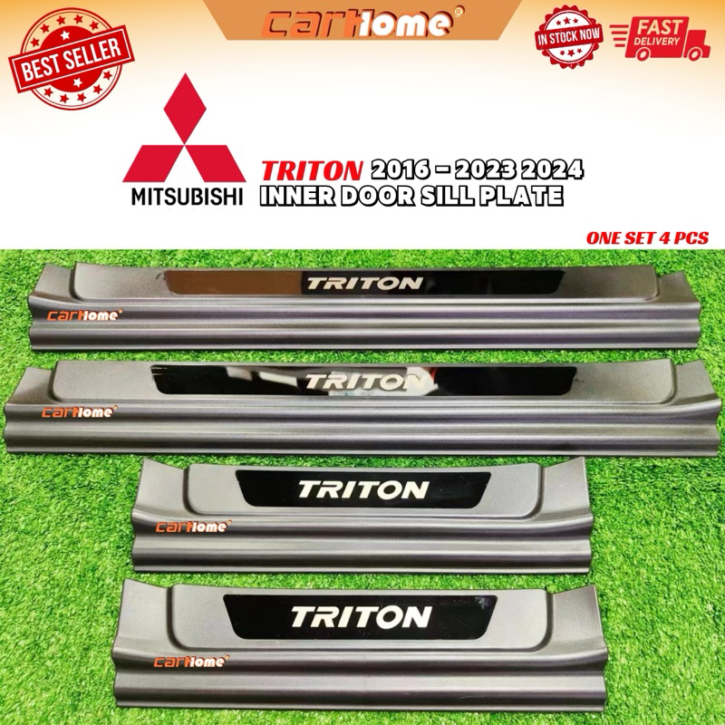 Mitsubishi Triton 2019-2024 Door Side Sill Step Plates Triton Door step ...
