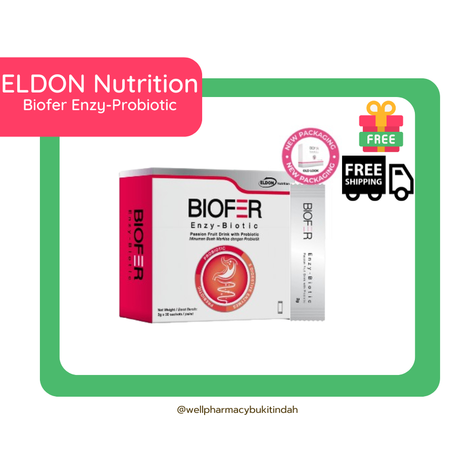 ELDON Biofer Enzy-Probiotic FOC GIFTS - for digestion/wind/enzyme ...