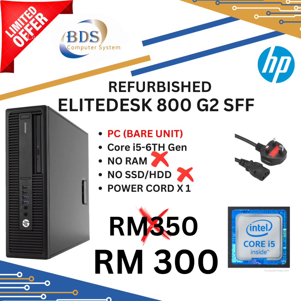 DELL/LENOVO/HP Budget Computer CHEAP DESKTOP MURAH/PC MURAH/PC BAJET ...