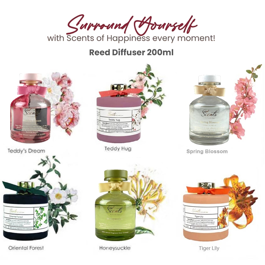 Lovely Lace Reed Diffuser 200ml | Air Freshener | Home Perfume ...