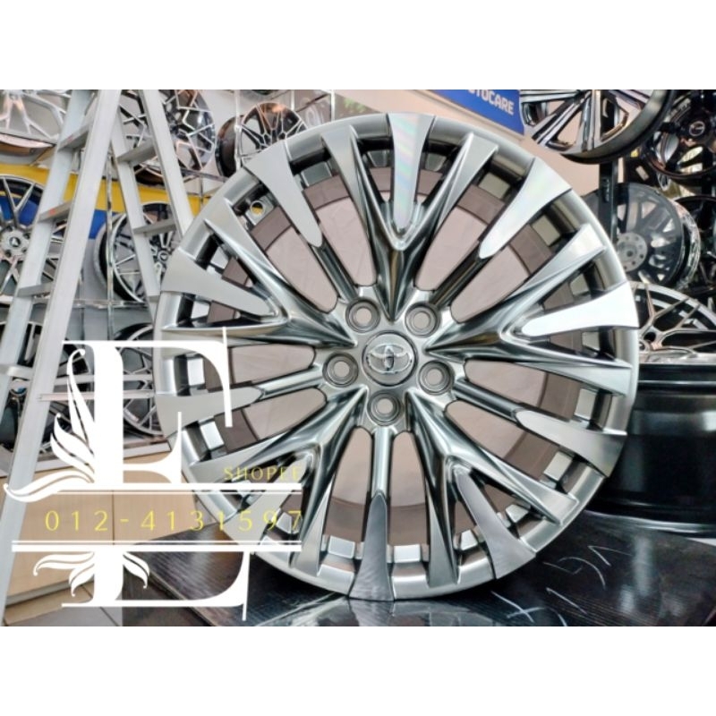 NEW SPORT RIM 18 INCH TOYOTA VELLFIRE ESTIMA ALPHARD CAMRY RM2200 4PC ...