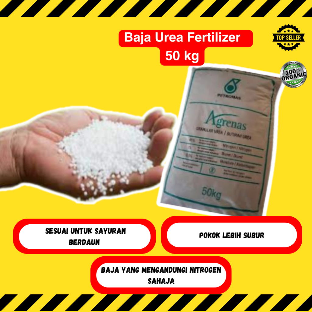 Baja Urea Fertilizer N 46% 50kg | Carbamide | Big Order Delivery KL ...