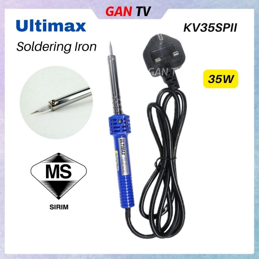 SIRIM Ultimax 35W KV35SPII AC 240V Solder Soldering Iron Ceramic Heater ...