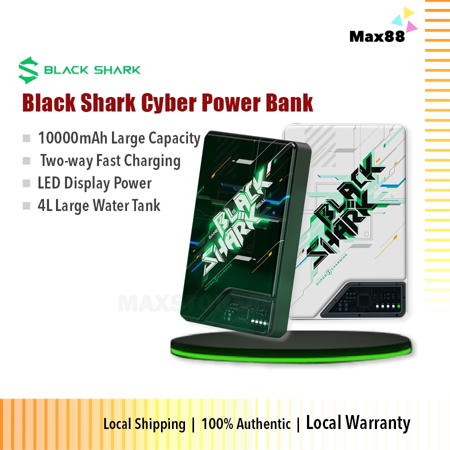 Black Shark Cyber Power Bank 10000mAh Portable version Powerbank BPB09 ...