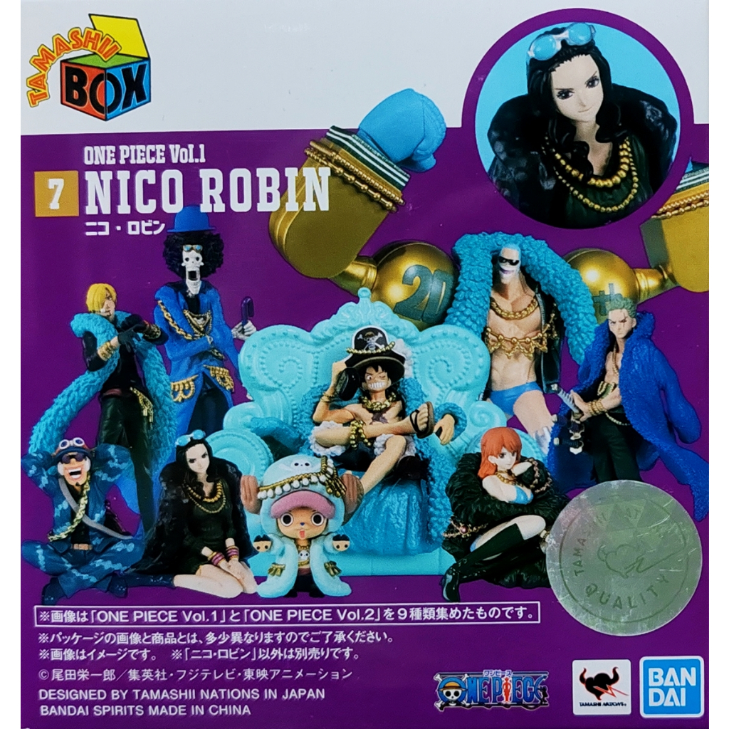 Original Bandai Tamashii Box One Piece Vol.1 Nico Robin Mugiwara Crew ...