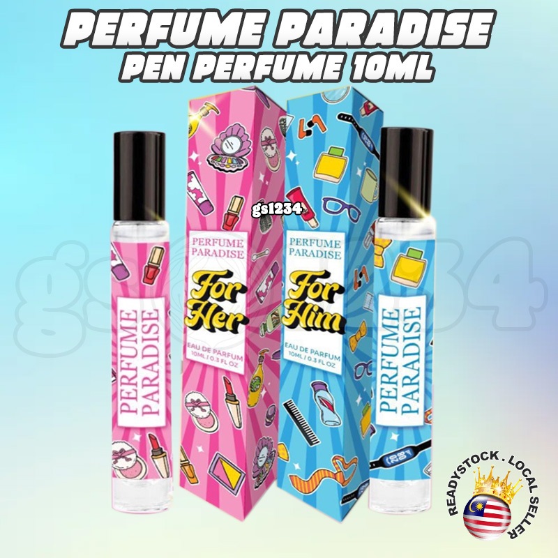 PERFUME PARADISE EXCLUSIVE 10ml pen perfume EDP long lasting | Shopee ...