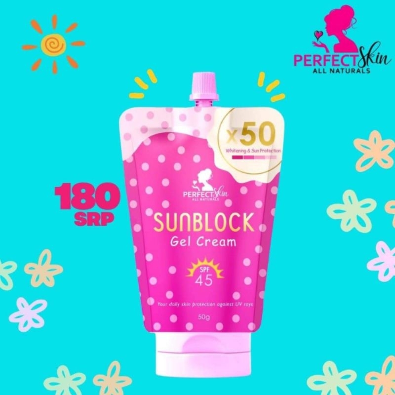 Perfect Skin Sunblock Cream 50g | Shopee Malaysia