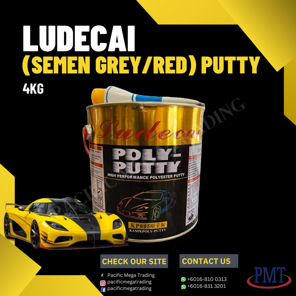 LUDECAI SEMEN (GREY/RED) PUTTY | Shopee Malaysia