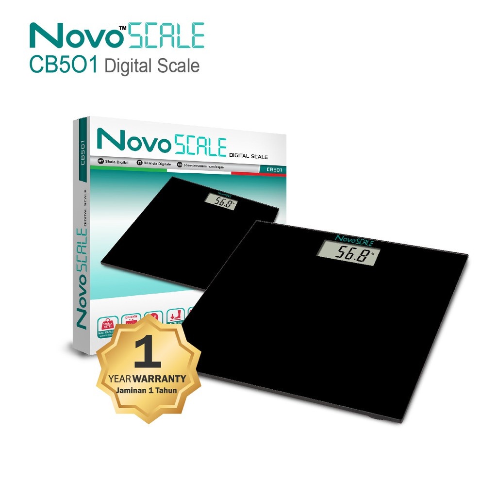 NOVOSCALE DIGITAL SCALE CB501 | Shopee Malaysia