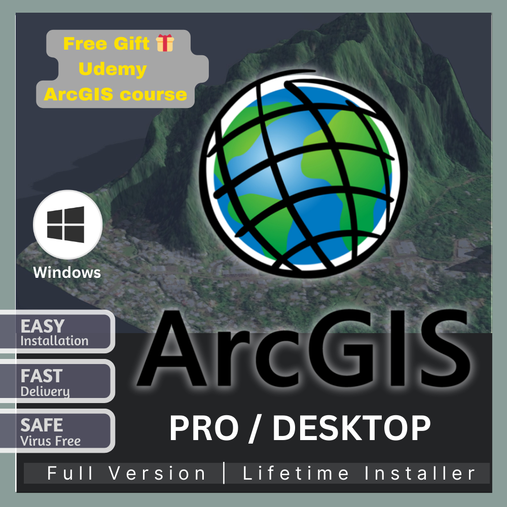 ArcGIS Pro 3.6 & Desktop 10.8.2 for Windows only | Shopee Malaysia