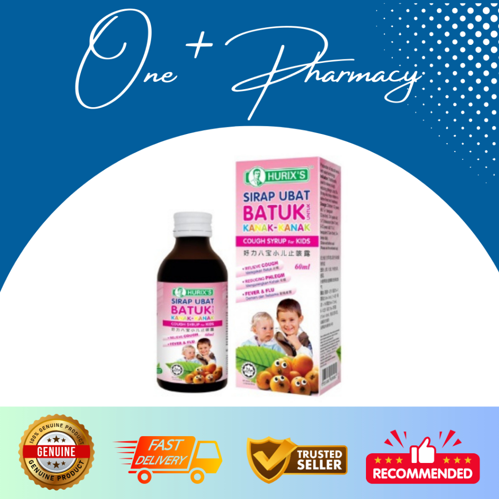 Hurix's Ubat Batuk Kanak Kanak 60ml | Shopee Malaysia