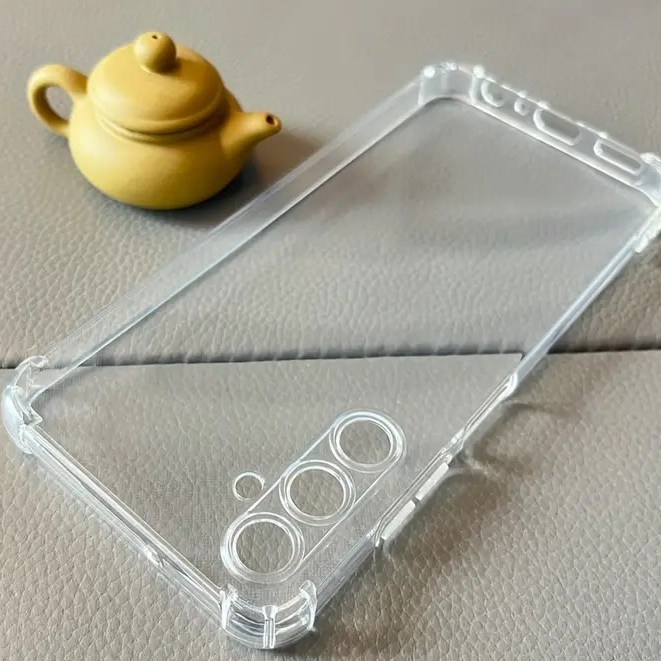 Samsung Galaxy A56/A36/A26/A16/A55/A35/A25/A15 Clear Anti Crack Soft Casing Cover Silicone TPU ...