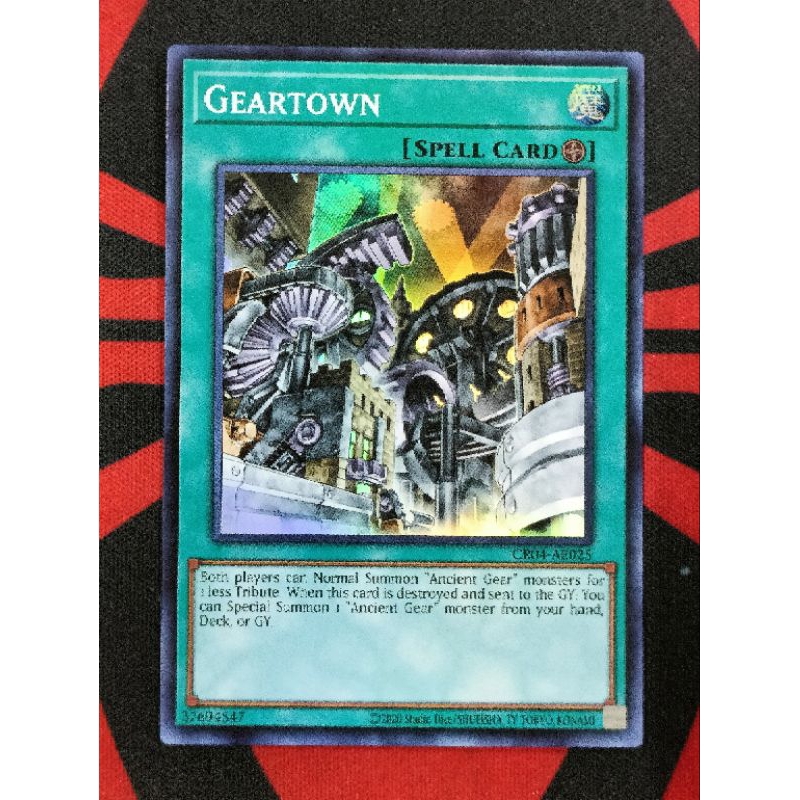 YUGIOH KONAMI CR04-AE025 Geartown (Super Rare) | Shopee Malaysia