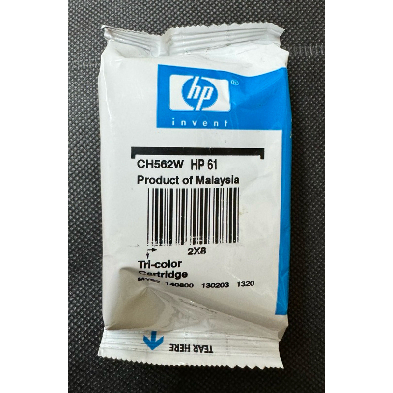 HP 61 ORIGINAL INK BLACK CH561WA HP-61 COLOUR CH562WA EXPIRED NO BOX ...