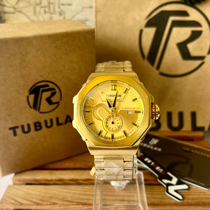 Original Tubular watch, waterproof, stainless steel, jam tangan lelaki ...