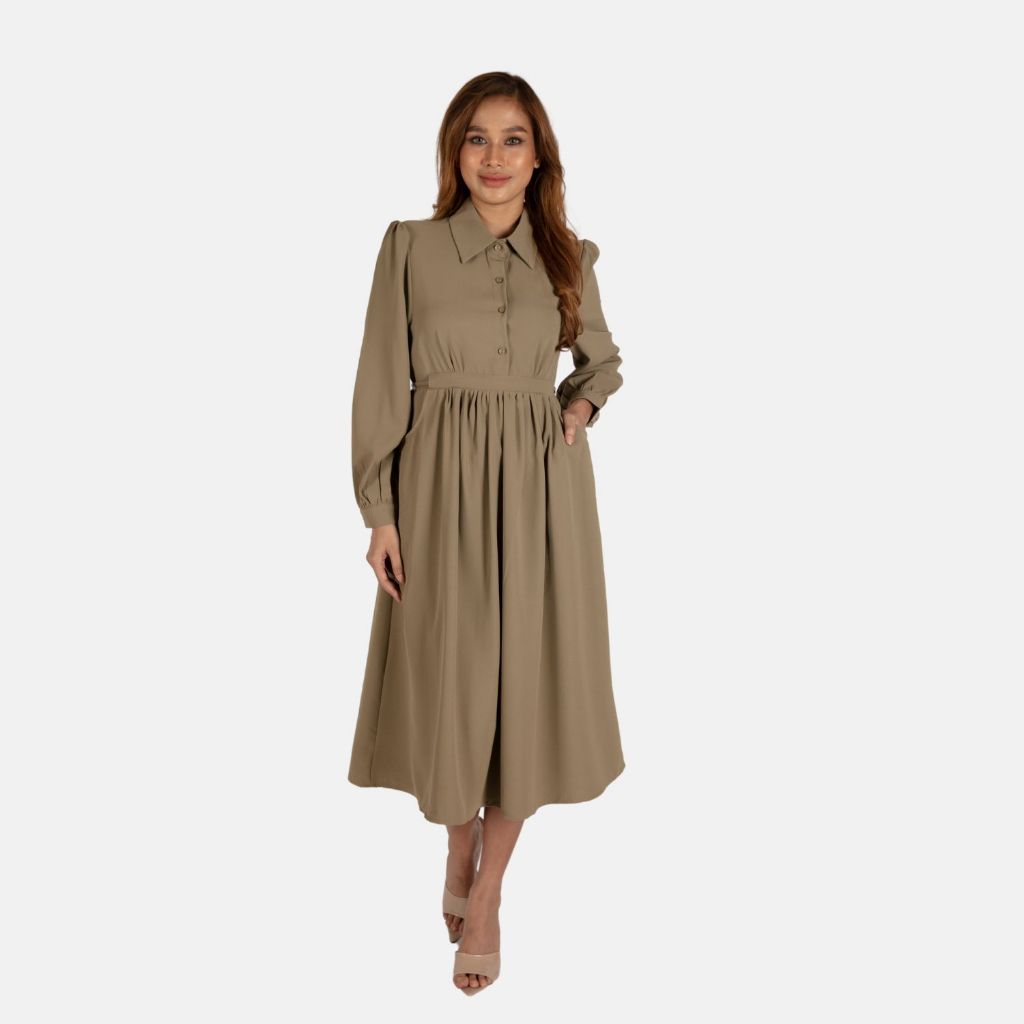 YFS Women's Timeless Elegance Shirt Dress (M-XL) | Shopee Malaysia