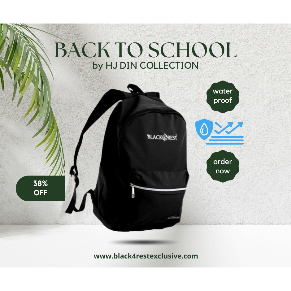 BEG SEKOLAH BY BLACK4REST (Plain) | Shopee Malaysia