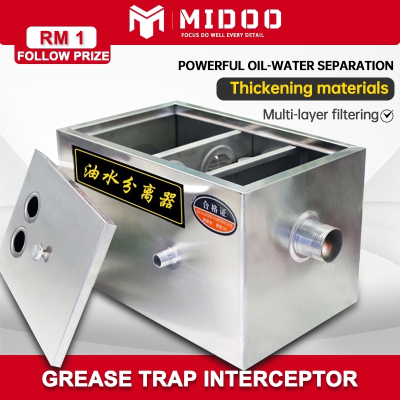 Grease trap kitchen Perangkap minyak Oil water separator filtration ...