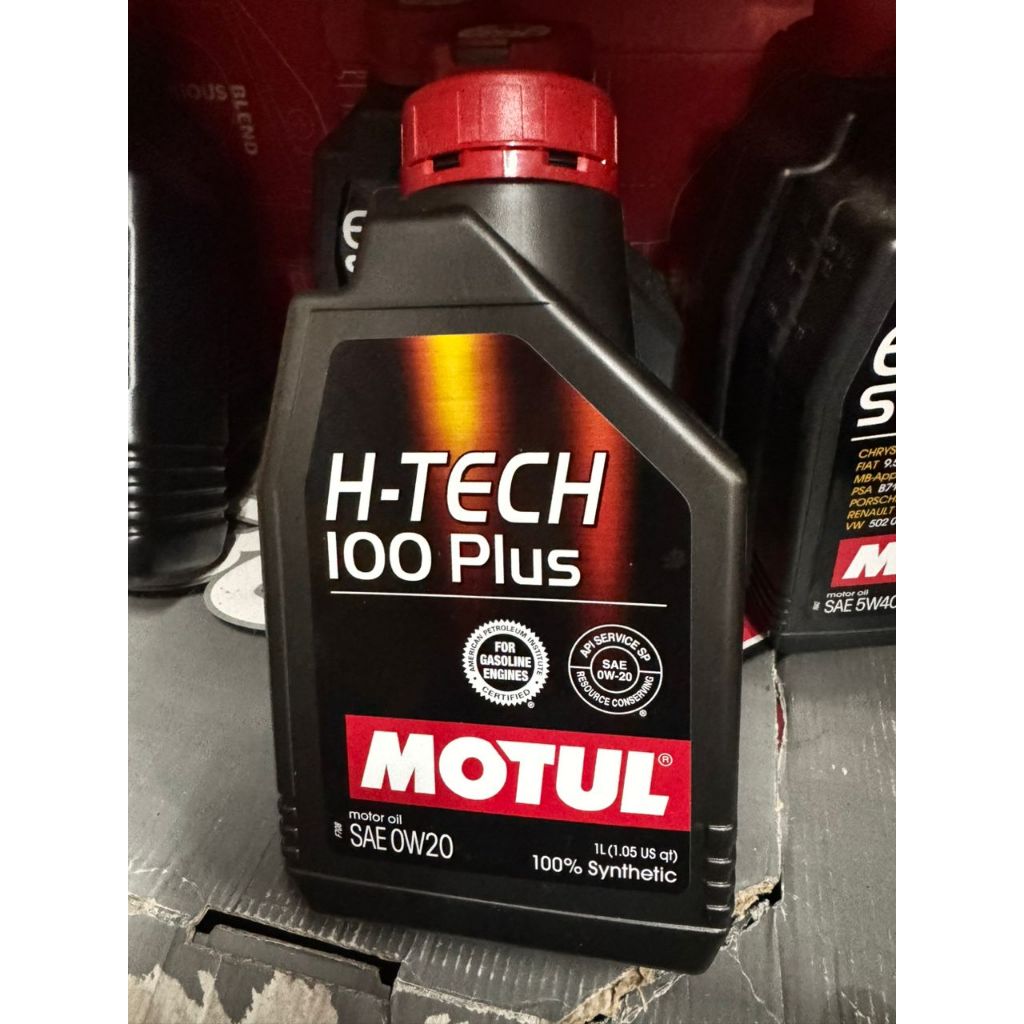 Motul H-Tech 100 Plus 0W20 Fully Synthetic Engine Oil 1Liter | Shopee ...