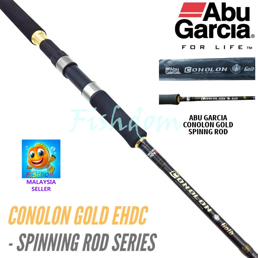 FISHDOM ABU GARCIA CONOLON SPINNING FISHING ROD | Shopee Malaysia