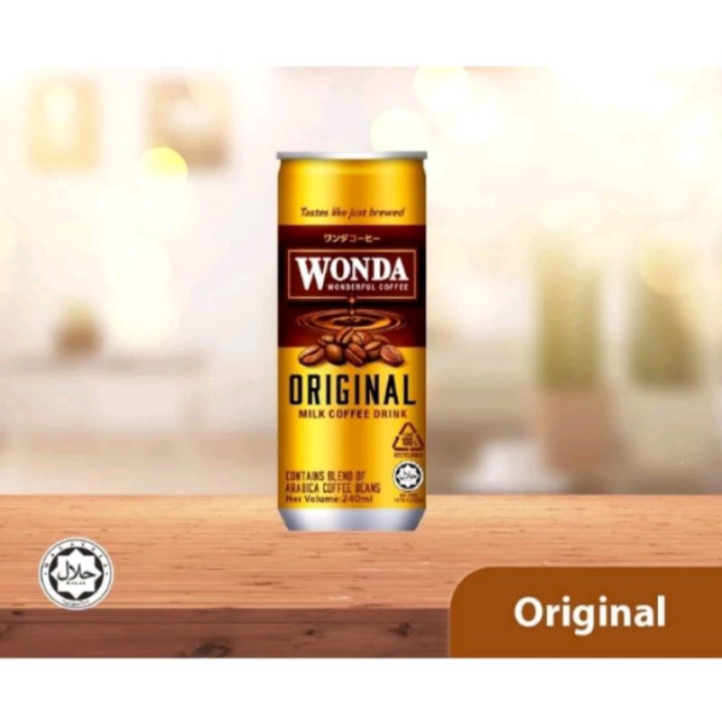 Wonda Coffee Original 240ml | Shopee Malaysia