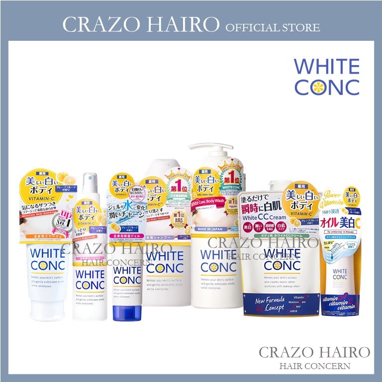 @COSME No.1 White Conc Brightening Whitening Body Shampoo / Lotion ...