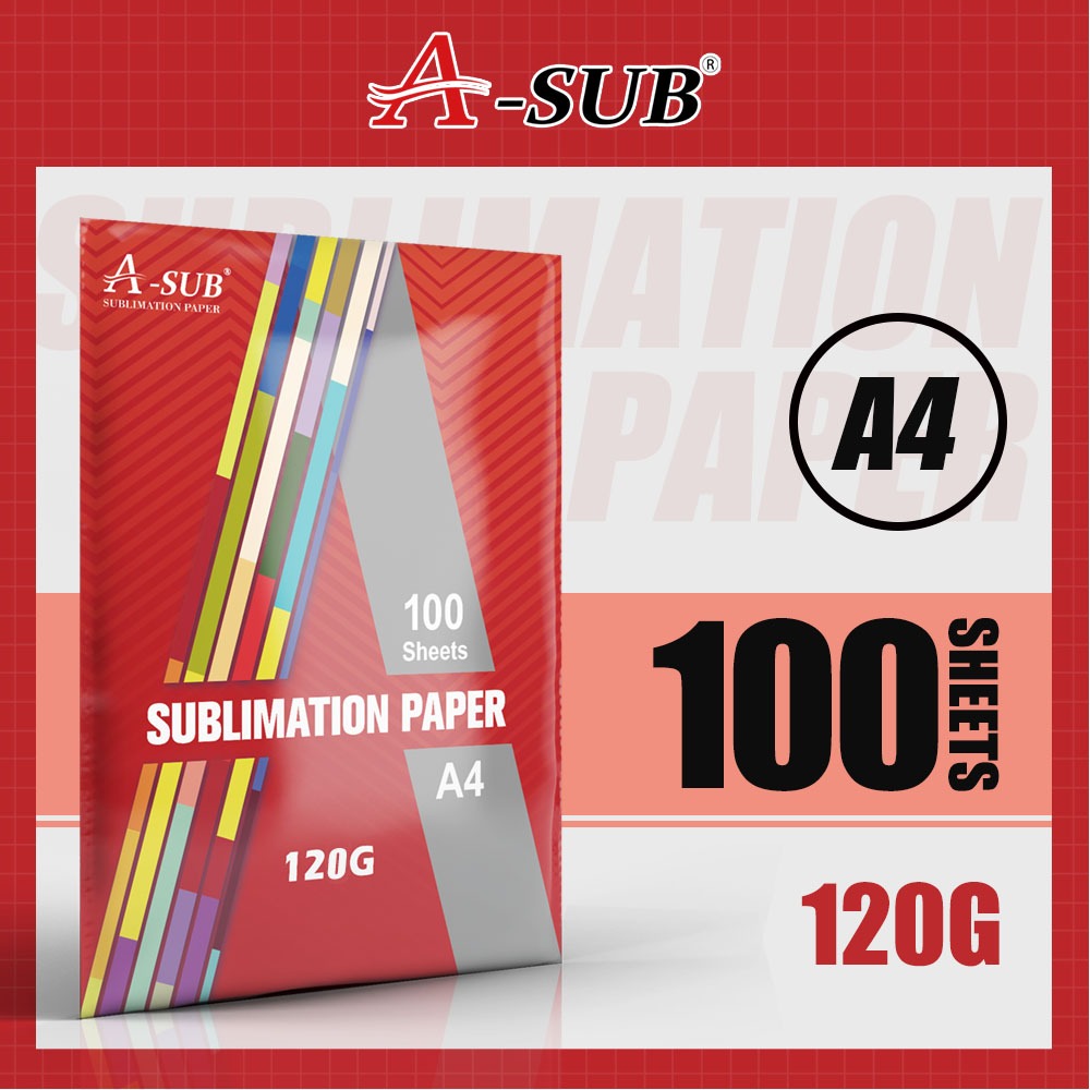 A-SUB A4 Size Sublimation Paper 120gsm 100Sheets/Packs | Shopee Malaysia