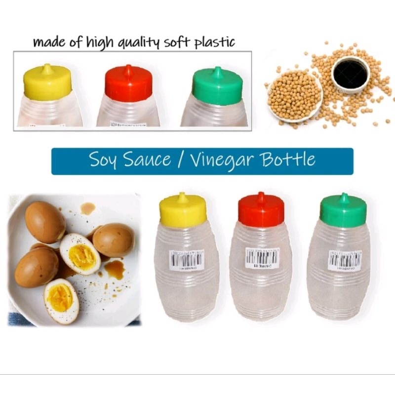 ECO CHUNBE Plastic Soy Sauce Container Bottle Dispenser Botol Sos Kicap ...