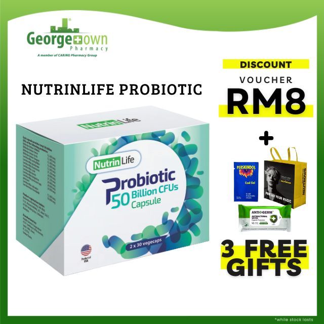 NUTRINLIFE PROBIOTIC 50 BILLION CFUS 2*30'S | Shopee Malaysia