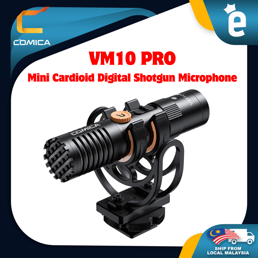 COMICA VM10 PRO Mini Cardioid Digital Shotgun Microphone | Shopee Malaysia