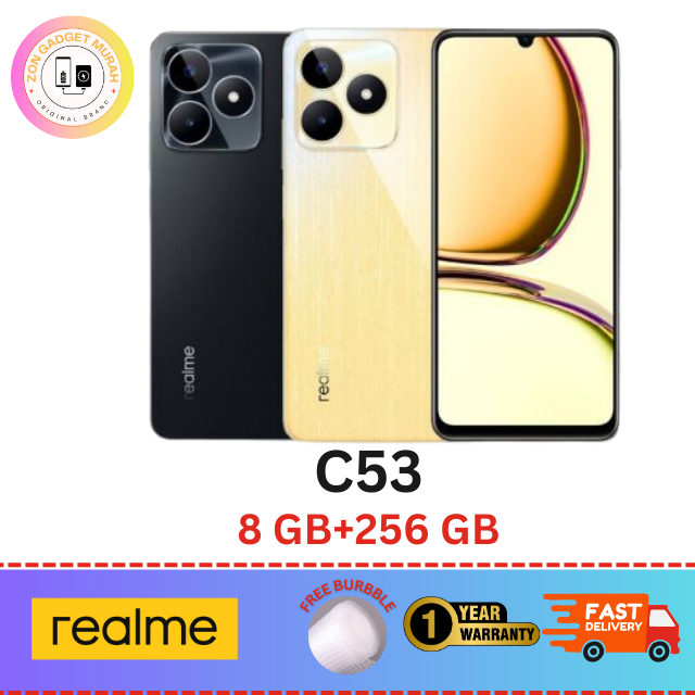 Realme C53 (8GB RAM +256GB ROM) 33W SUPERVOOC Charge 5000mAh Massive Battery,6.74" FHD+ Display ...
