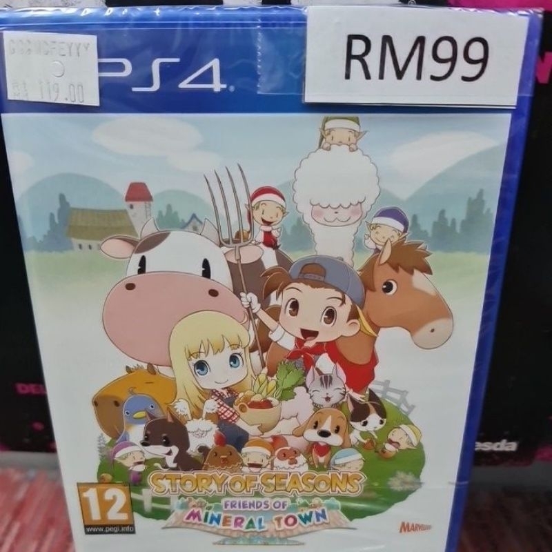 PS4 STORY OF SEASONS FRIENDS OF MINERAL TOWN ENG R2 NEW AND SEALED ...
