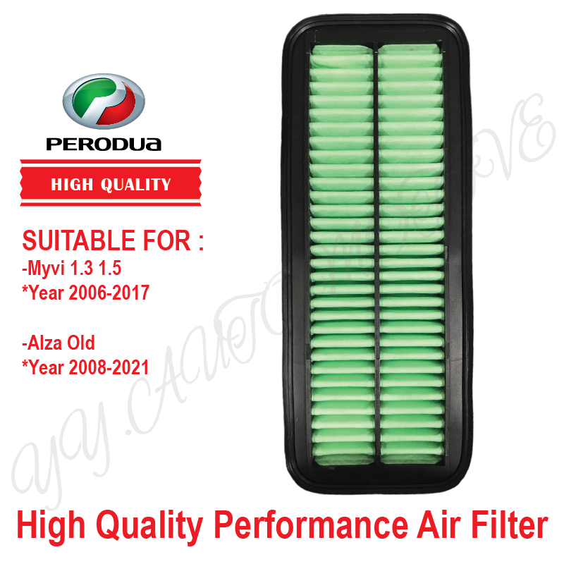 AIR FILTER PERODUA ALZA MYVI 1.3 1.5 LAGI BEST ICON MYVI LB 17801-BZ030 ...