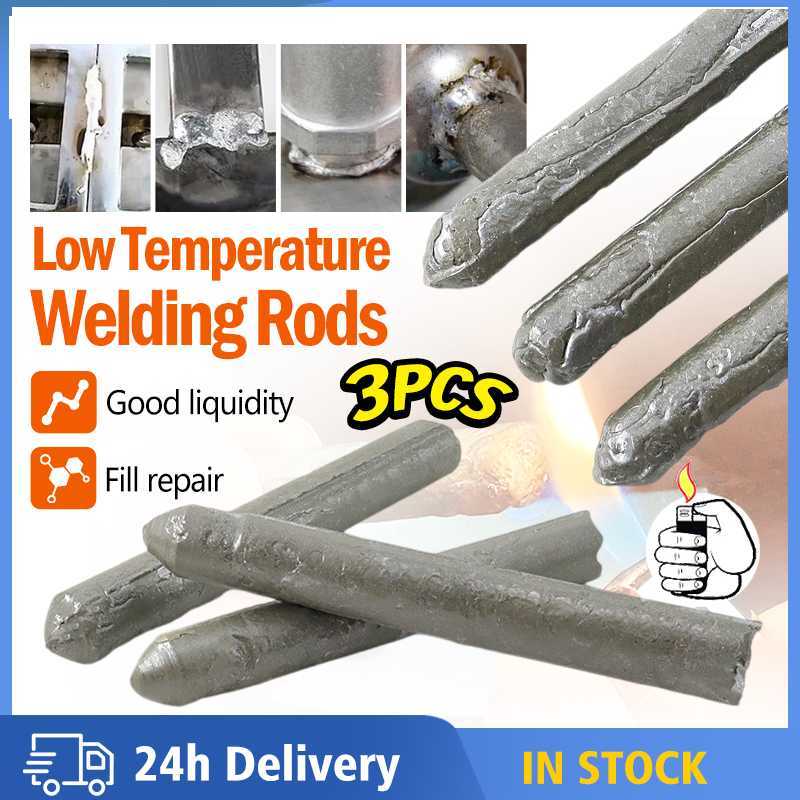 🔥3Pcs Low Easy Melt Aluminum Solder Welding Strip / High Temperature ...