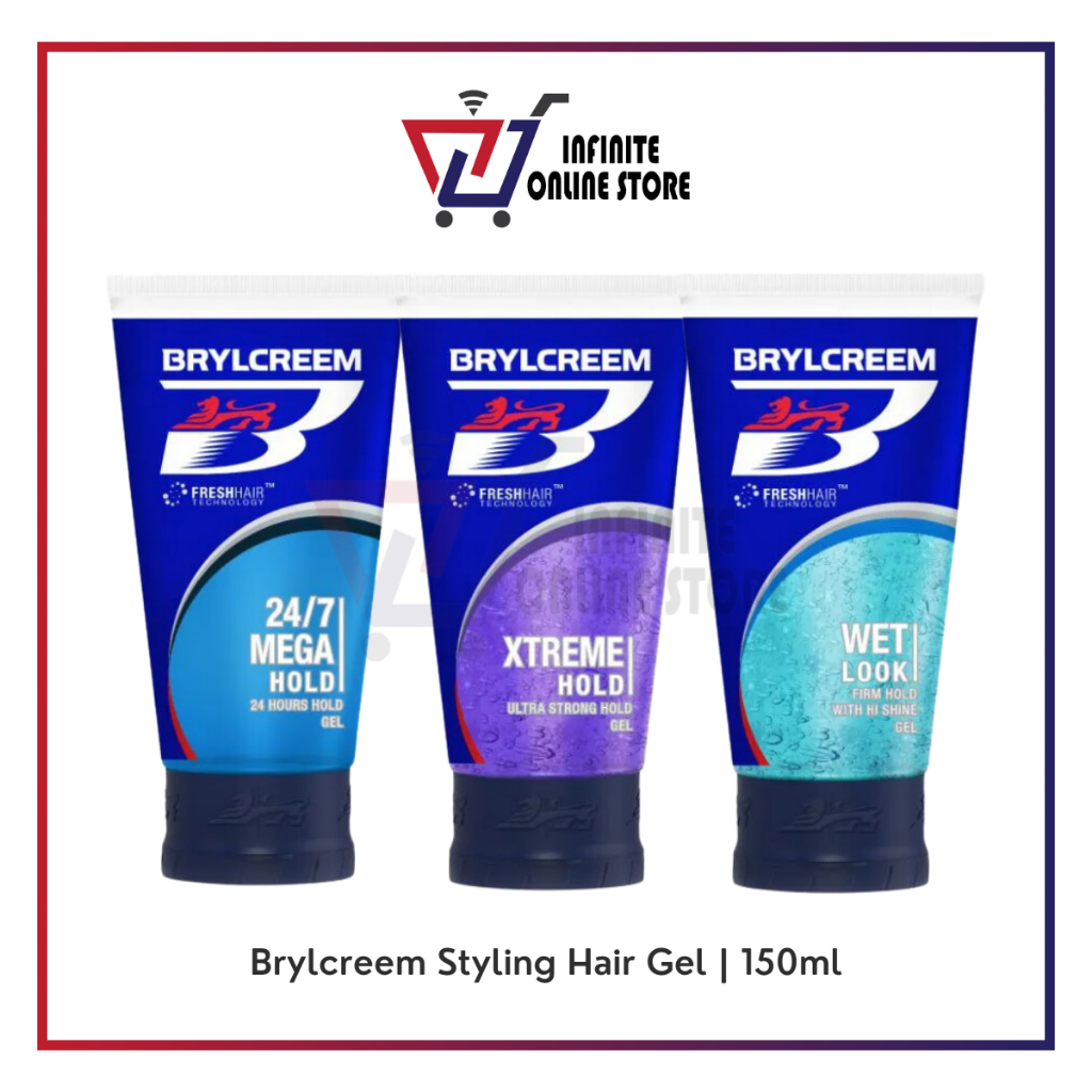 Brylcreem Styling Hair Gel For Men (150ml) (Wet Look / Mega Hold ...