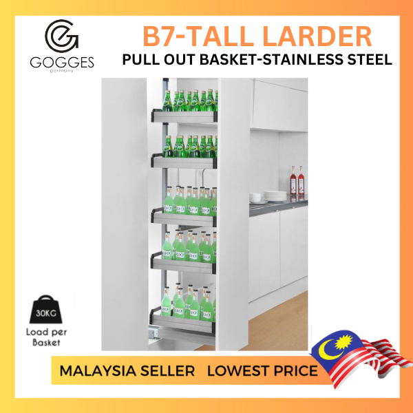 TALL UNIT PULL OUT BASKET (LARDER) | Shopee Malaysia