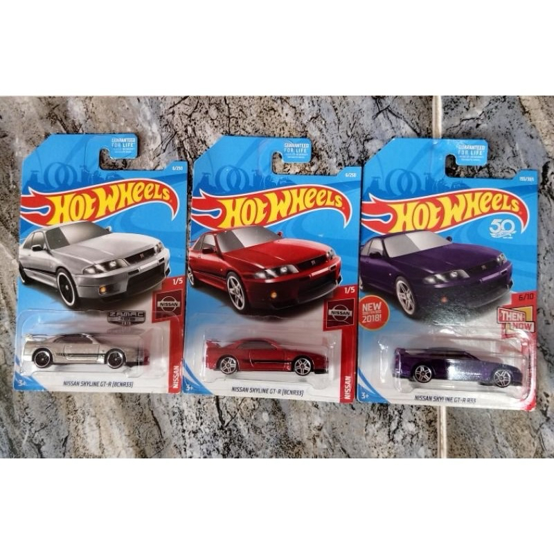 Japan Version Mattel HOTWHEELS Nissan Skyline GT-R R33 Mainline ...