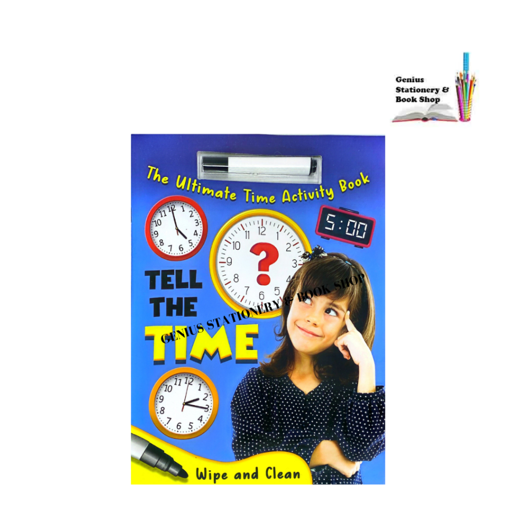 THE ULTIMATE TIME ACTIVITY BOOK- TELL THE TIME | Shopee Malaysia