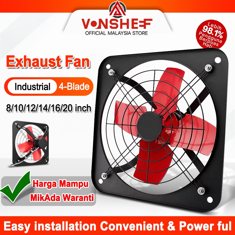 【Ready Stock】Exhaust Fan 20 inch High Power Industrial Exhaust Fan ...