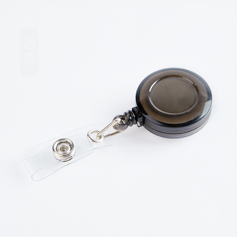 Retractable Yoyo Pull Lanyard Tag ID Card Key Name Holder Extandable Up ...