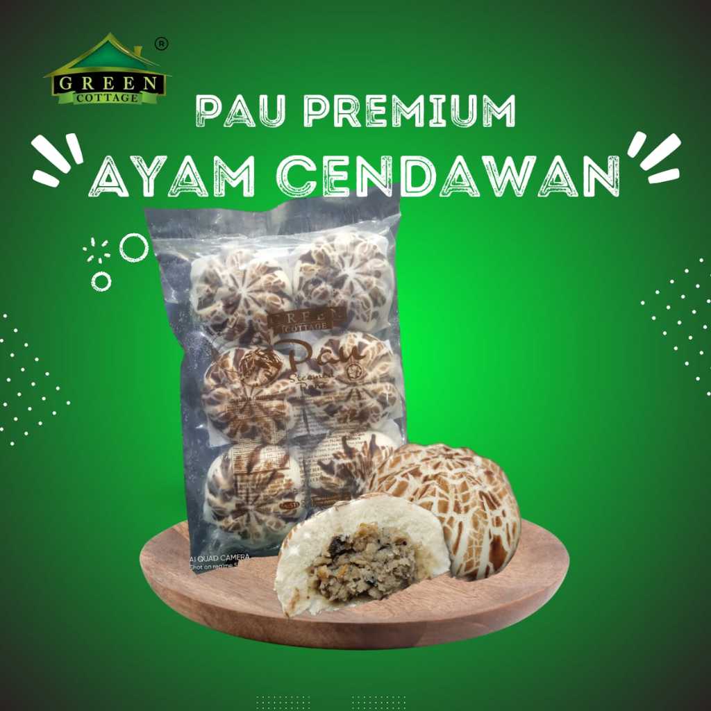Halal Pau Premium Green Cottage Frozen 6 biji 360gram | Shopee Malaysia