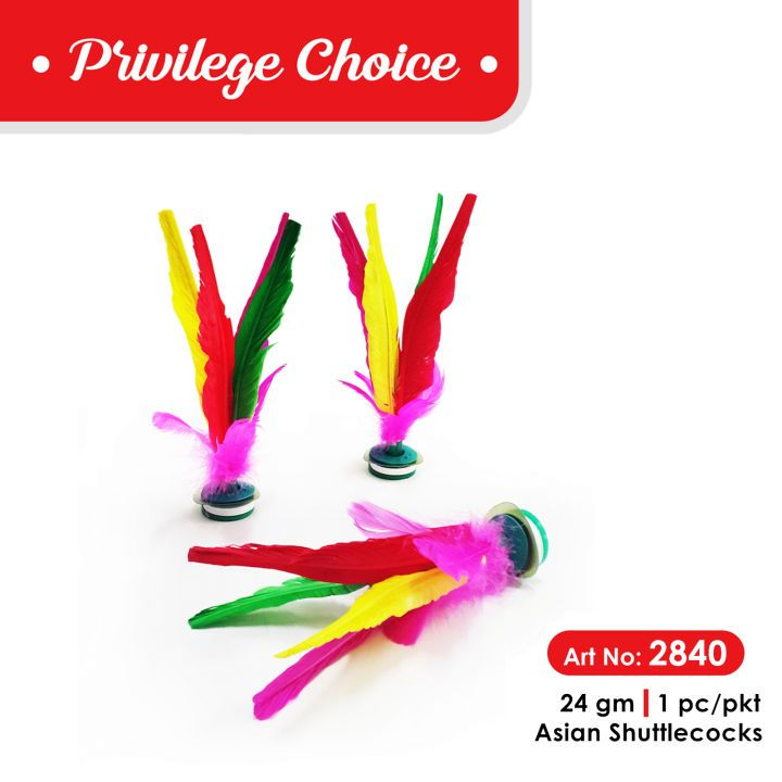 2840- Capteh Chapteh / Sepak bulu ayam / kenchu / Asian Shuttlecoks ...